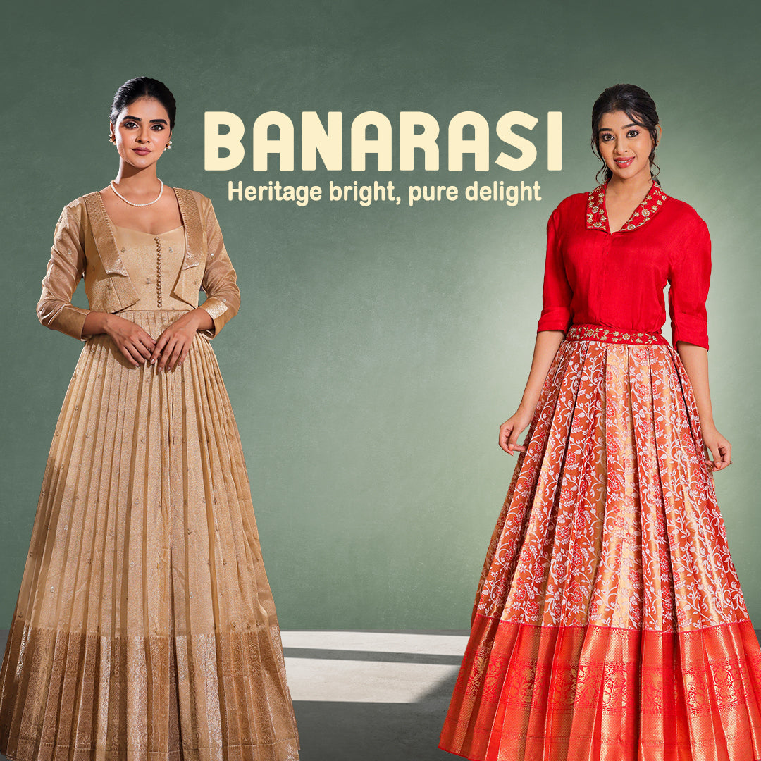 Shop Banarasi Lehenga Online | Banarasi Lehenga Designs