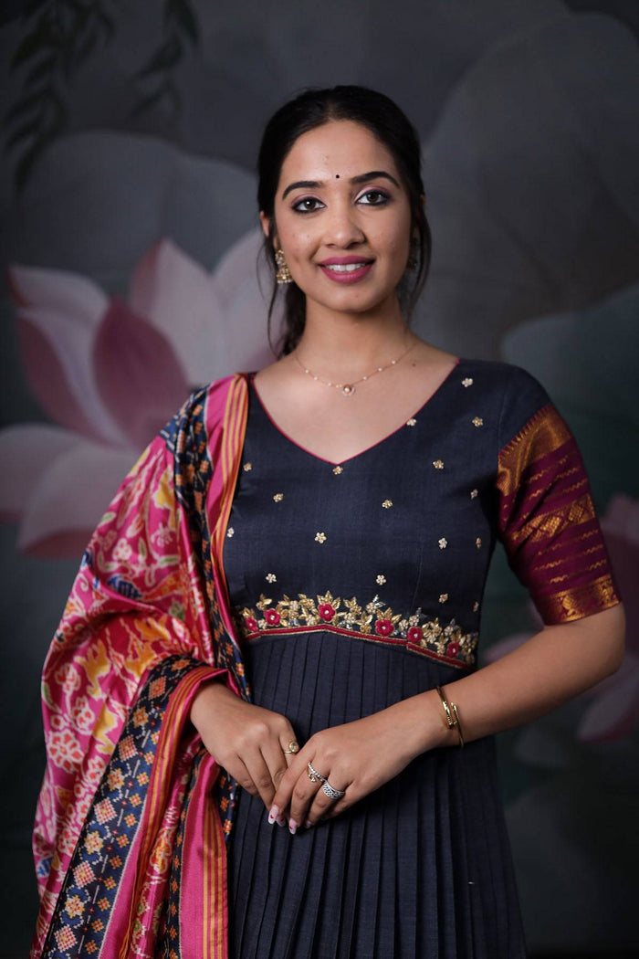 Cotton Handloom Salwar Suit | Handmade Embroidered Dresses Online