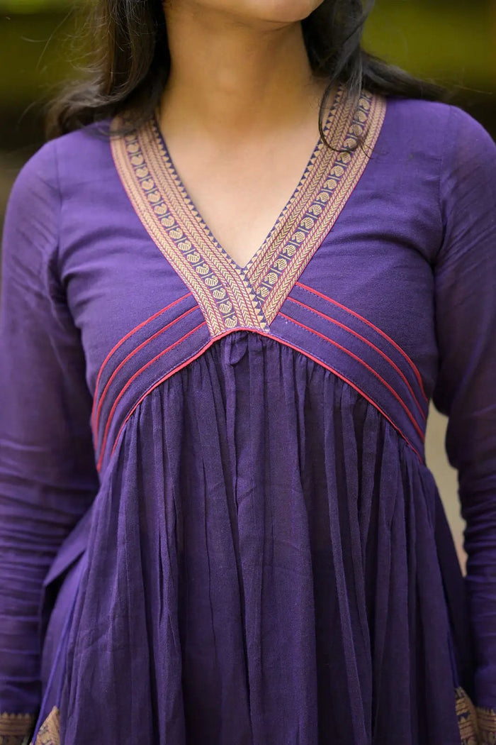 Cotton Handloom Salwar Suit | Handmade Embroidered Dresses Online